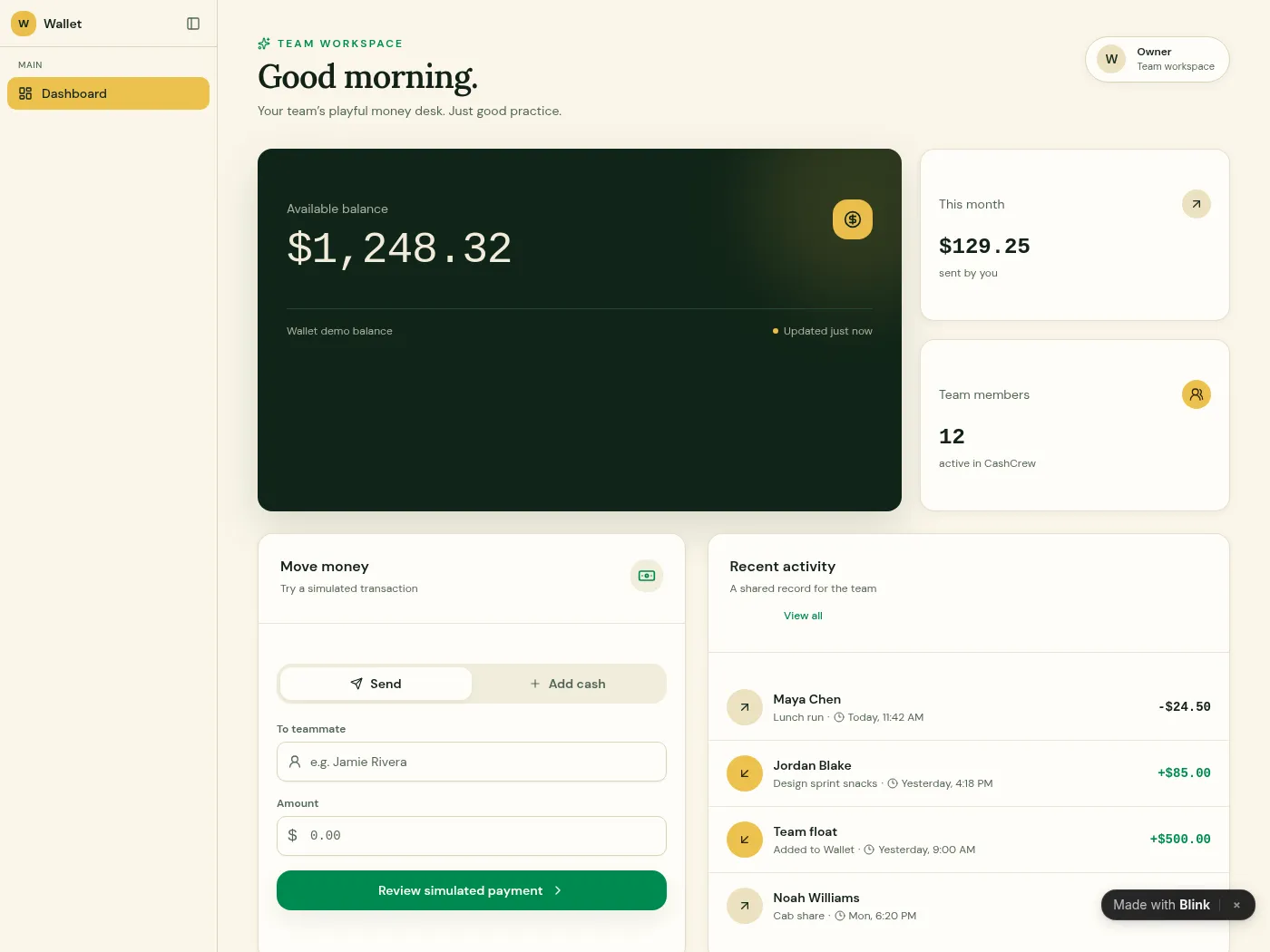 Prop CashApp Simulator