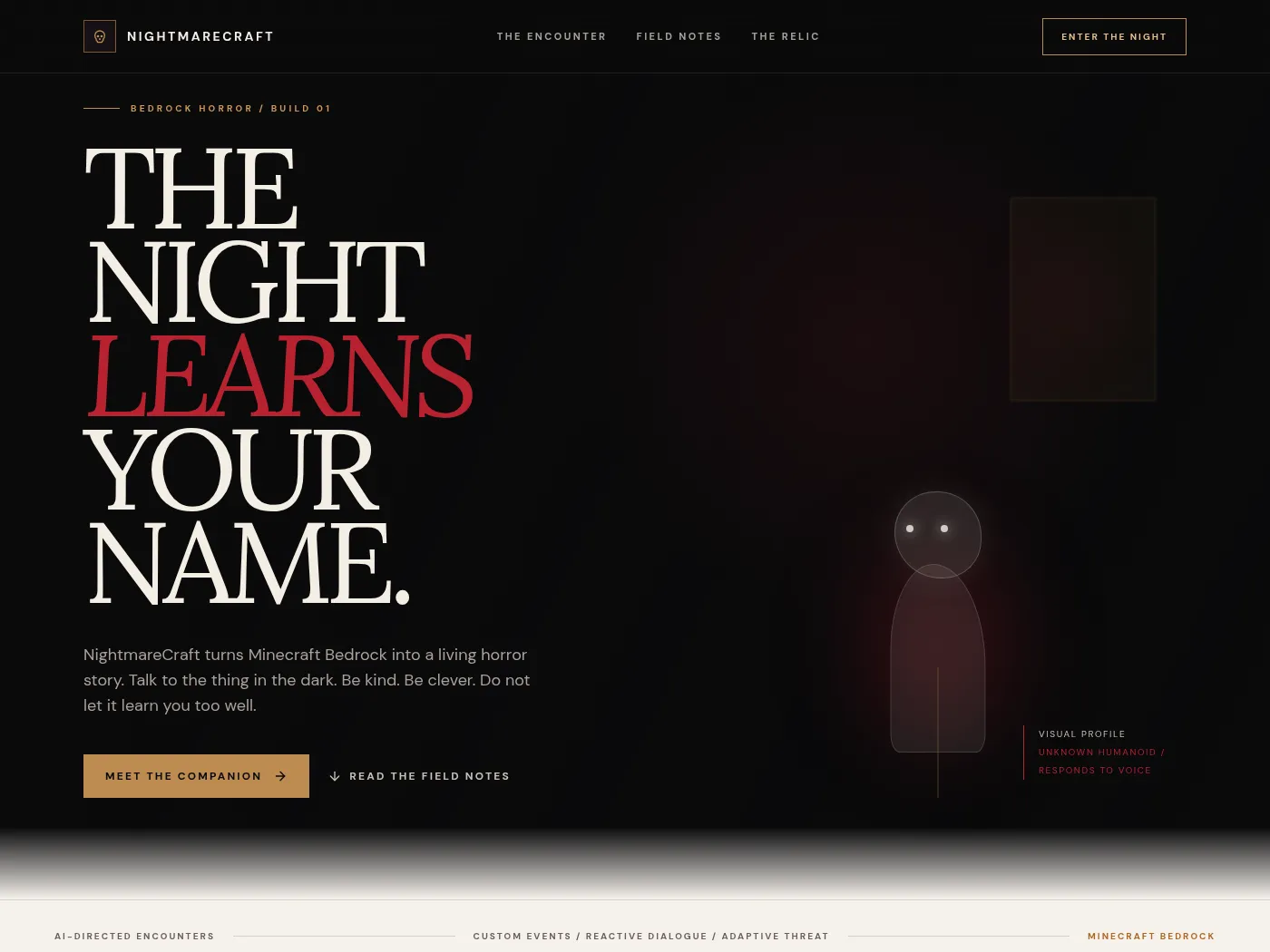 NightmareCraft AI Horror Mod