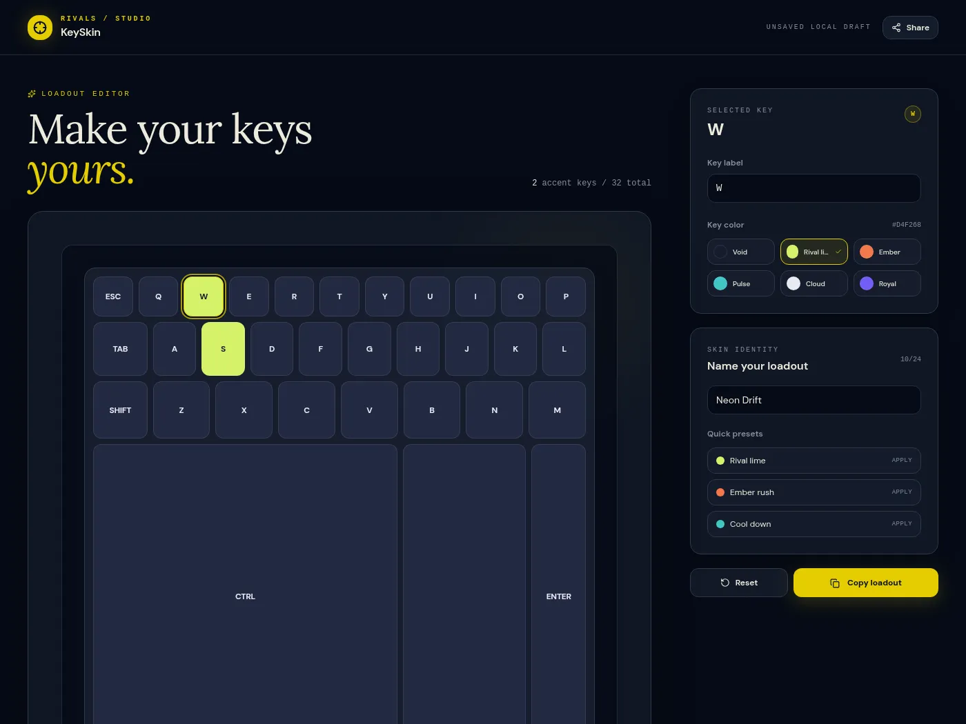 KeySkin Rivals