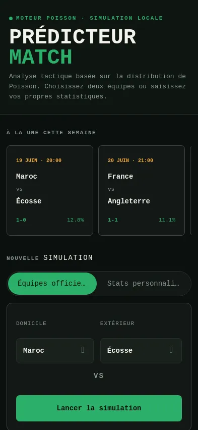 Prédicteur Match Mobile