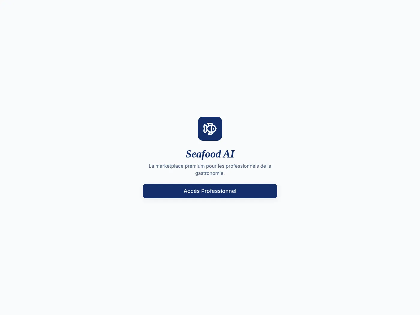 AI Seafood Sales Site