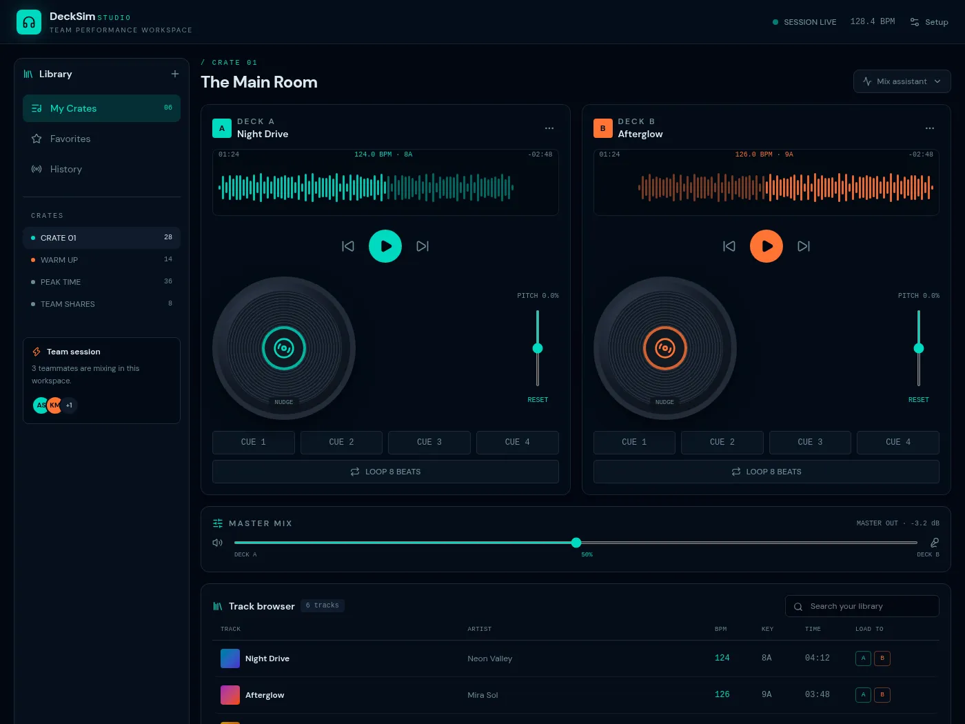 DeckSim DJ Studio