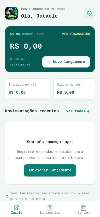 Meu Financeiro Mobile