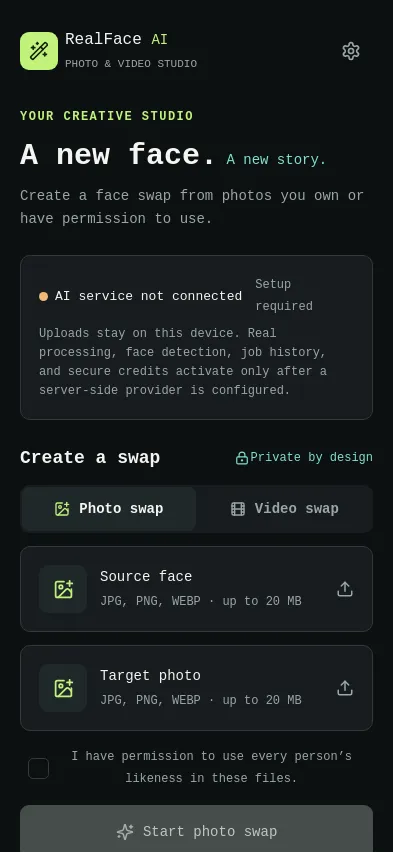 RealFace AI App