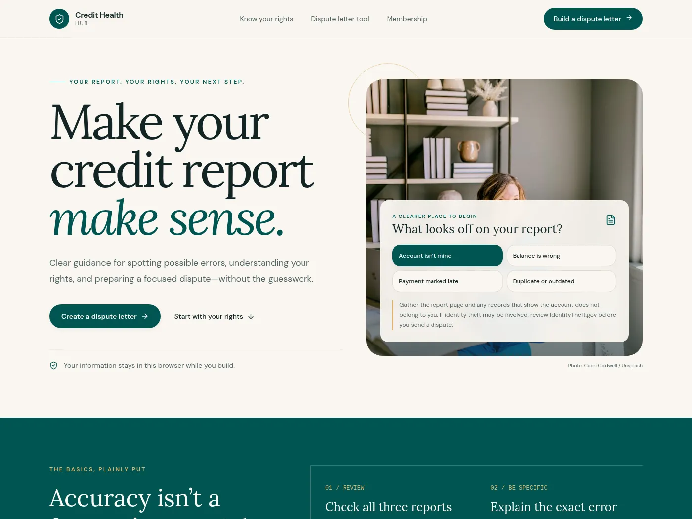 Credit Health Hub