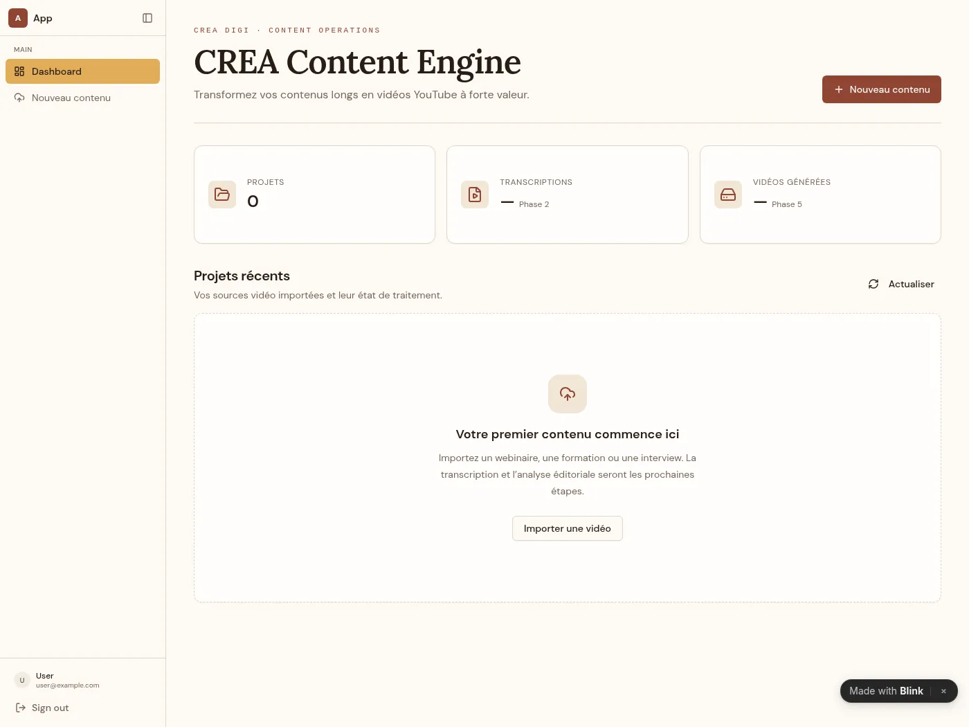 CREA Content Engine