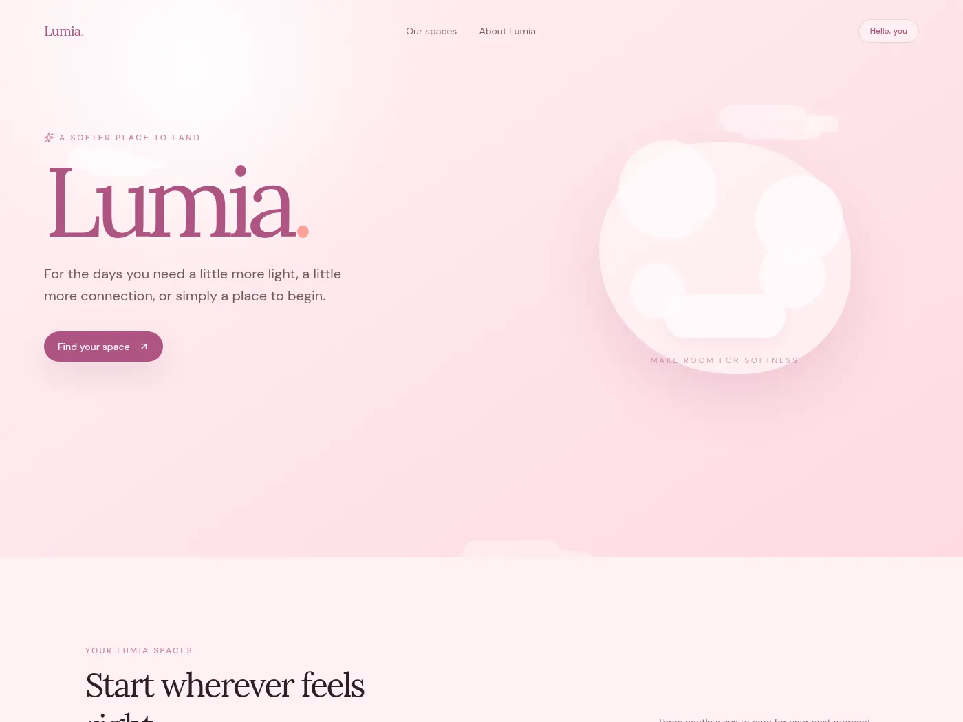 Lumia Lifestyle Web App