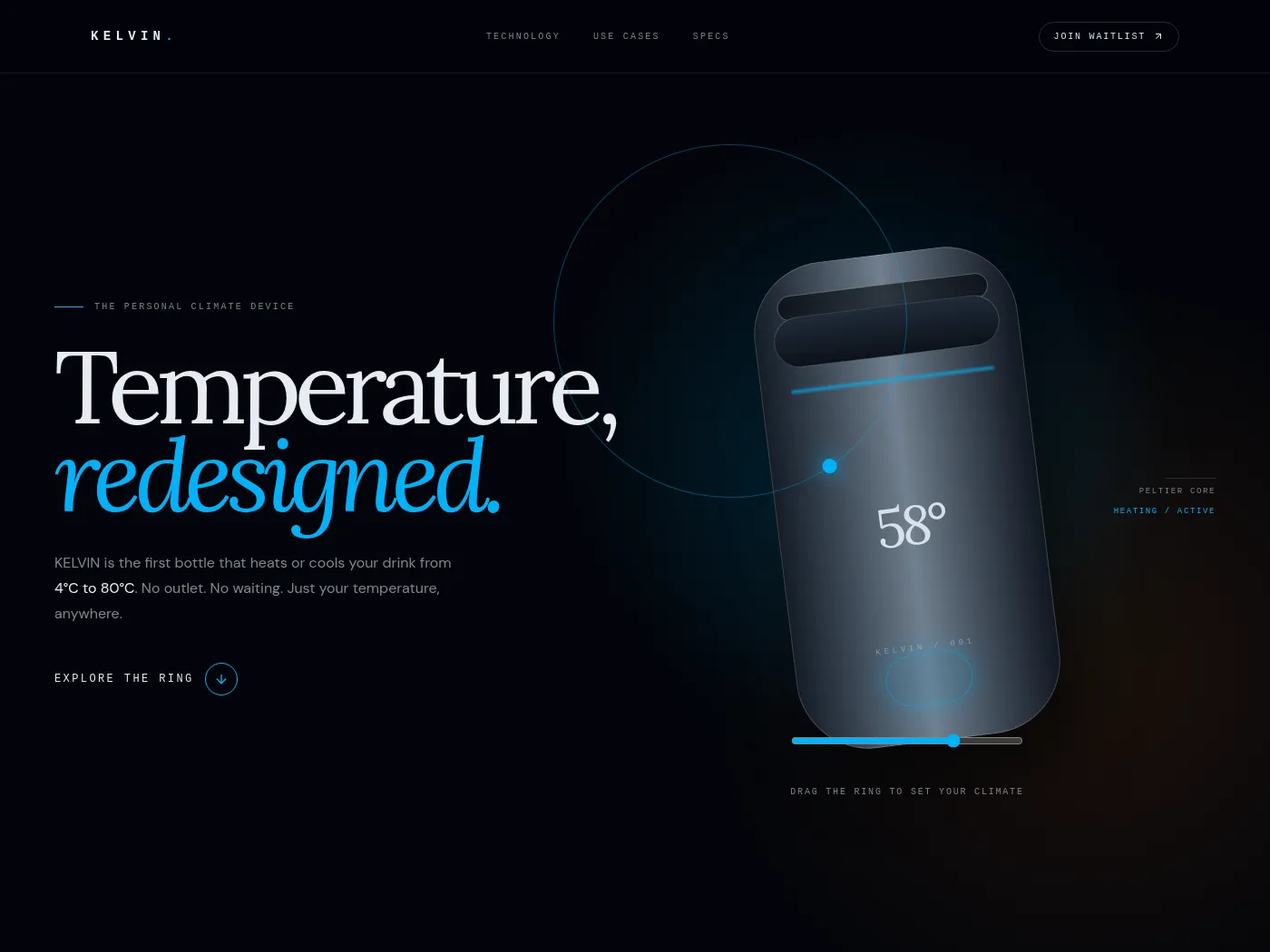 Kelvin Smart Bottle Site