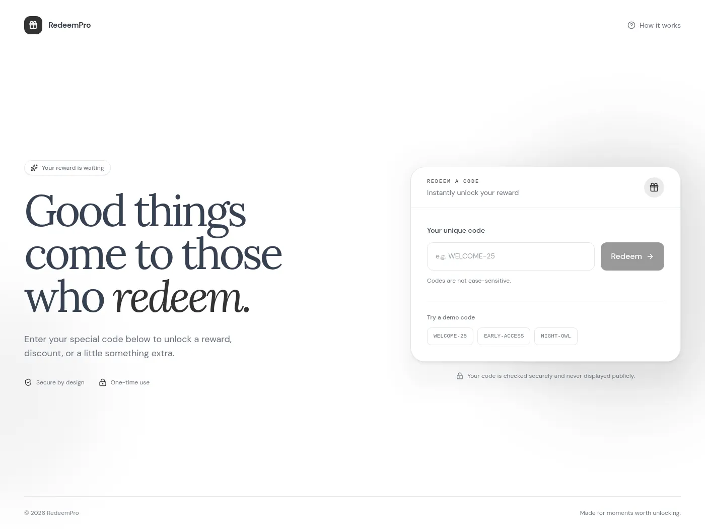 RedeemPro