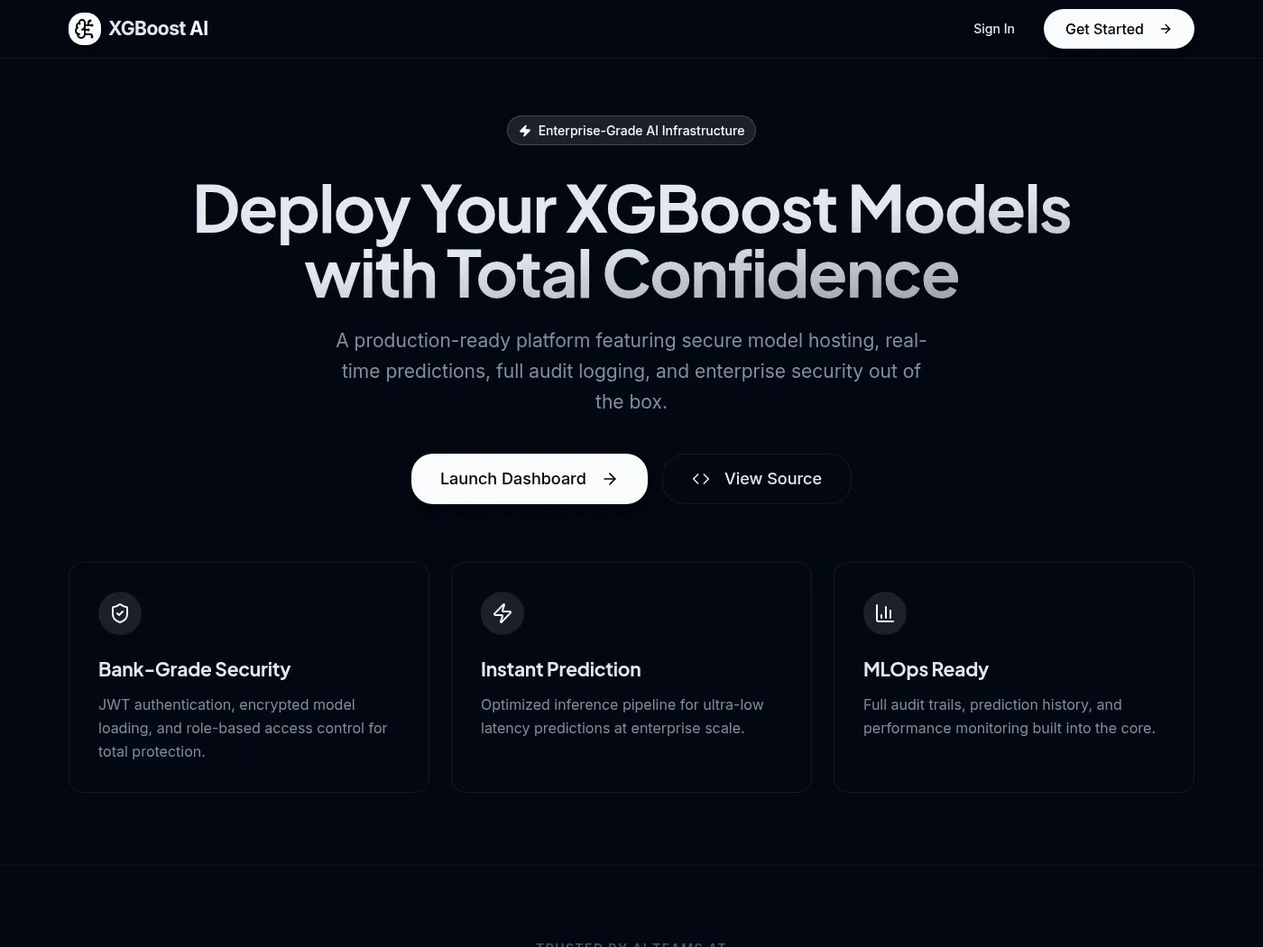XGBoost AI Enterprise Suite