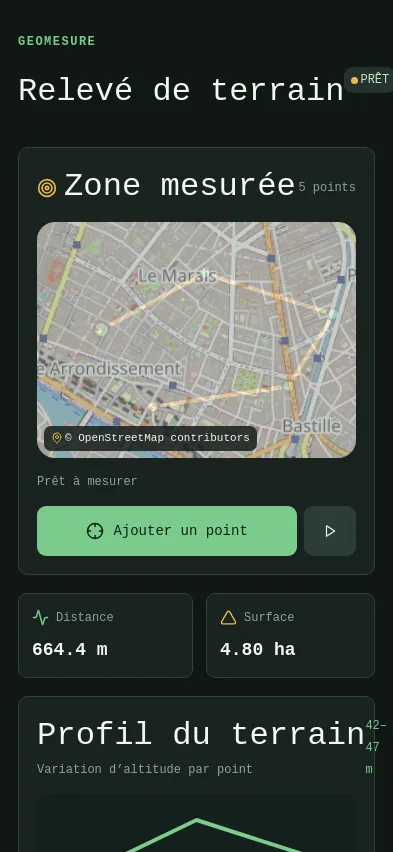 GeoMeasure App