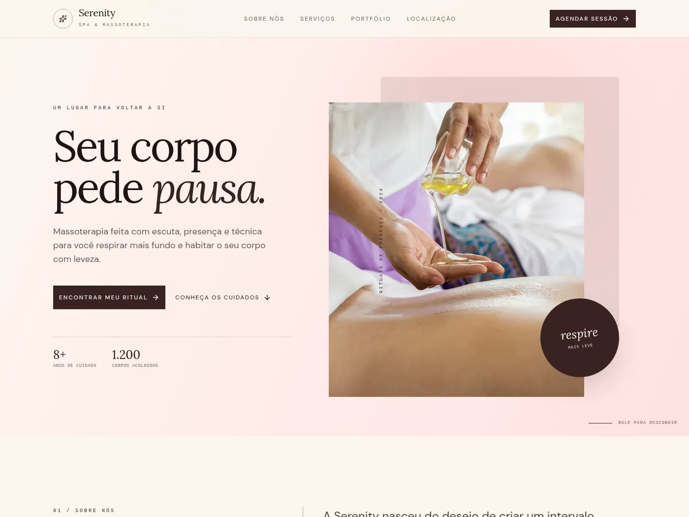 Serenity Spa Site