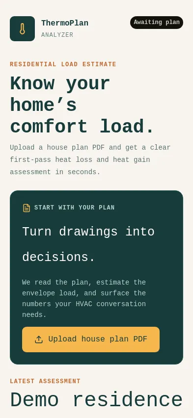 ThermoPlan Analyzer
