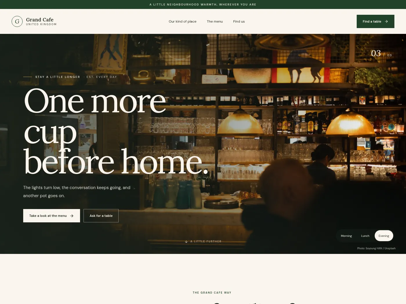 Grand Cafe UK Web