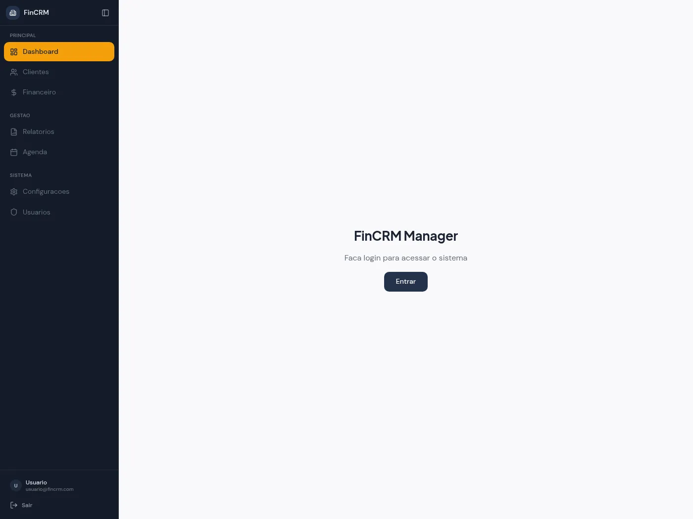 FinCRM Manager
