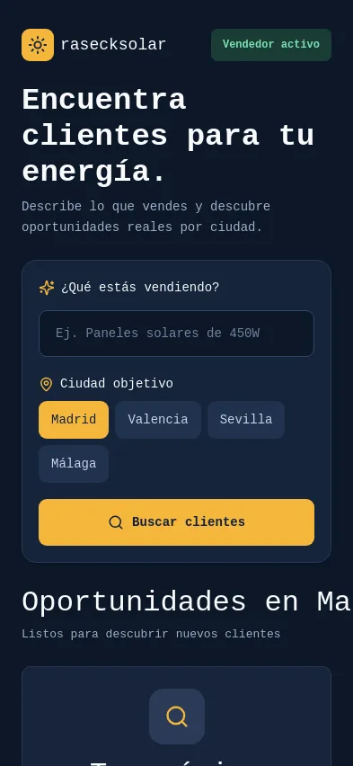 Rasecksolar Seller Connect