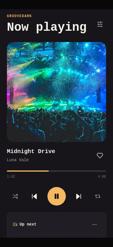 GrooveDark Player