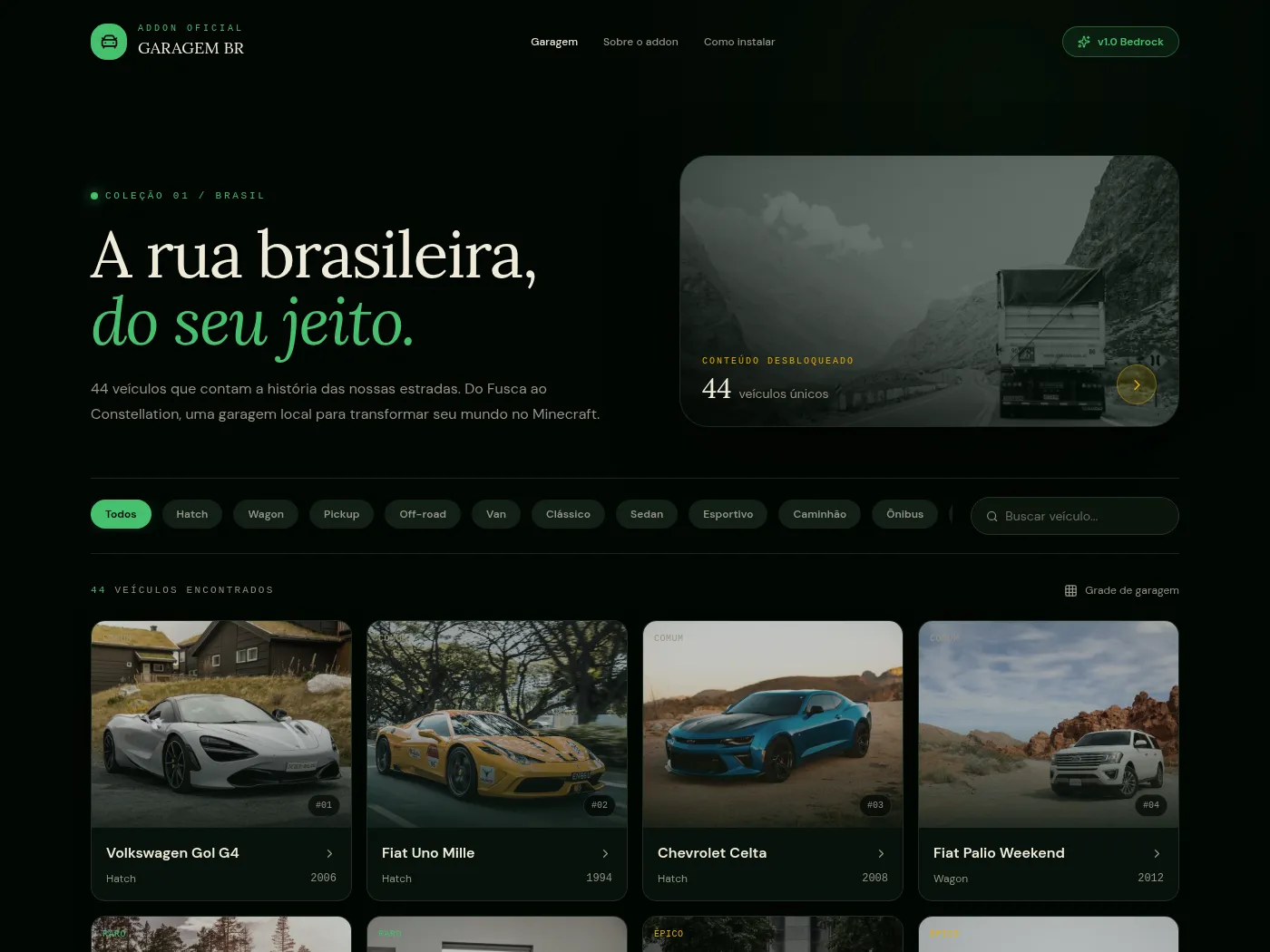 44 Veículos BR Addon