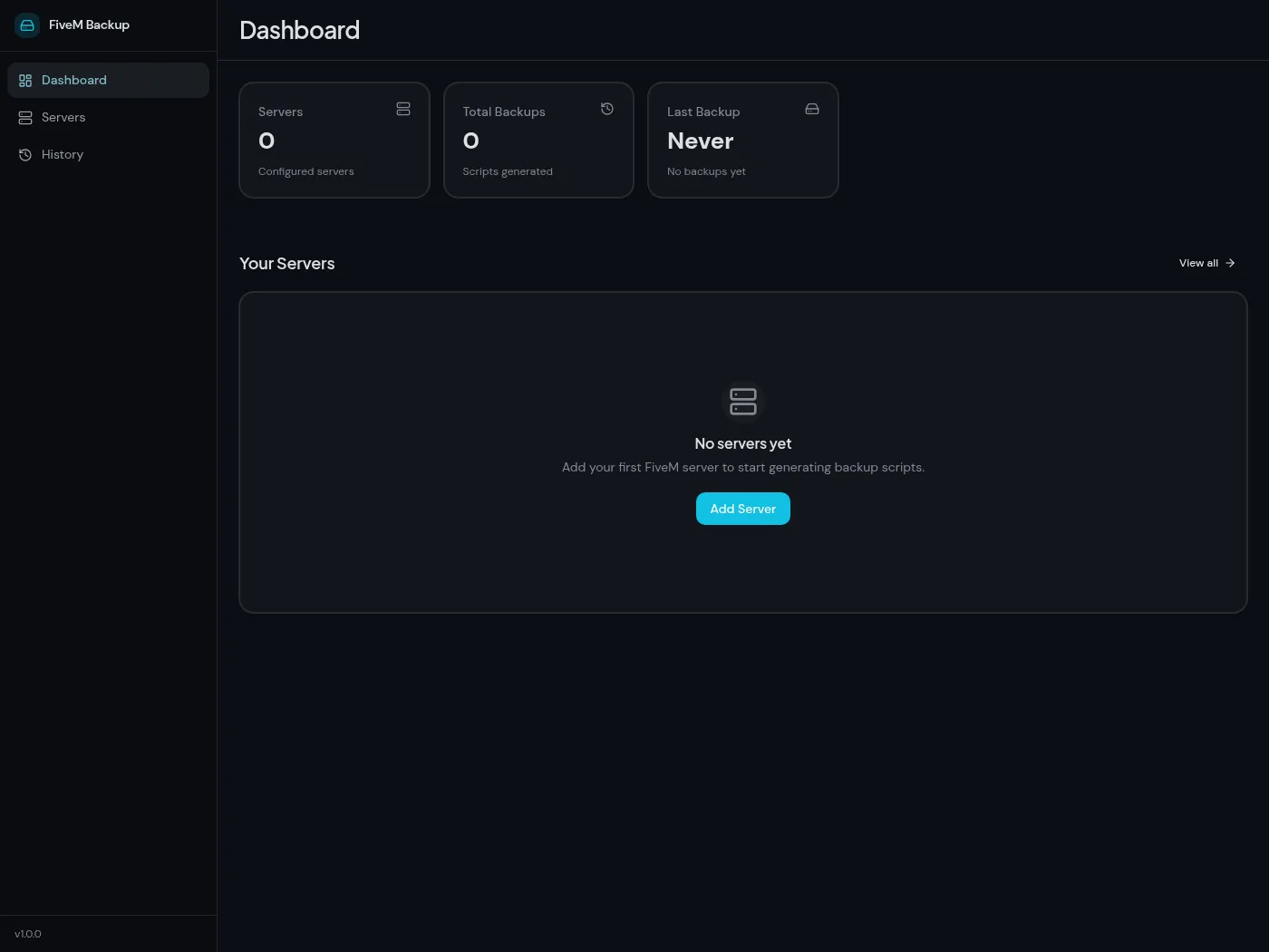FiveM Server Backup Tool