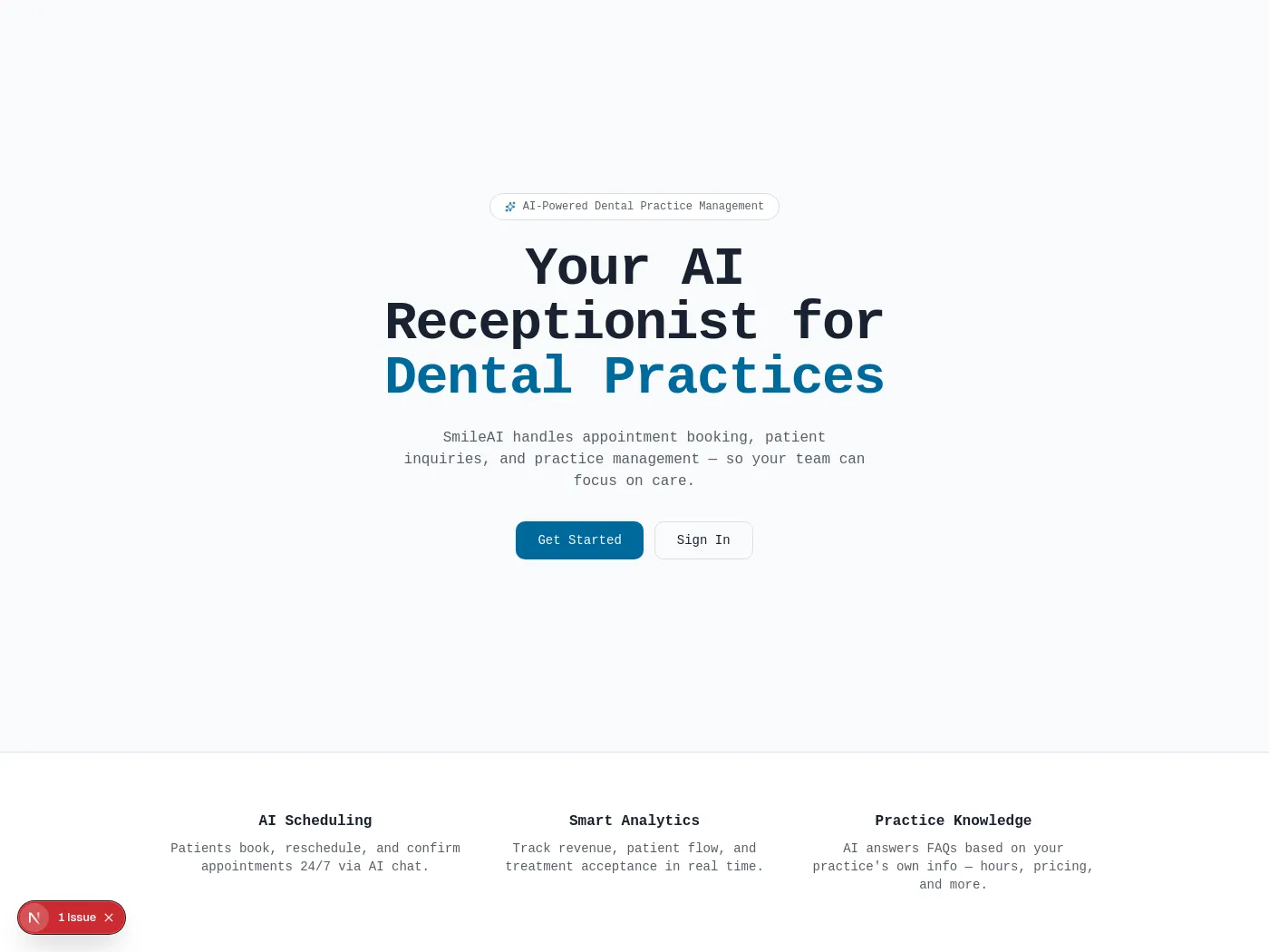SmileAI Dental Platform