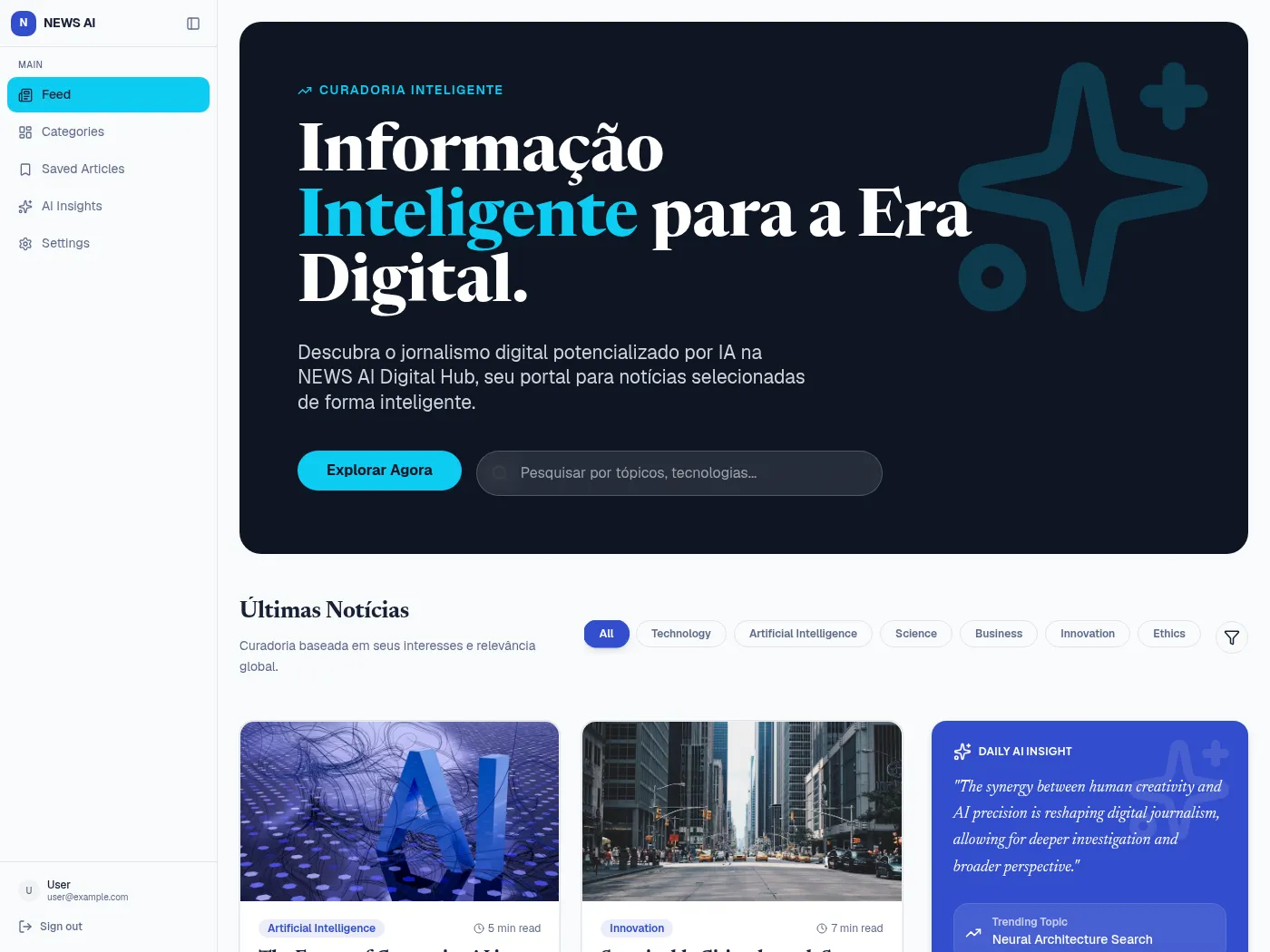 NEWS AI Digital Hub