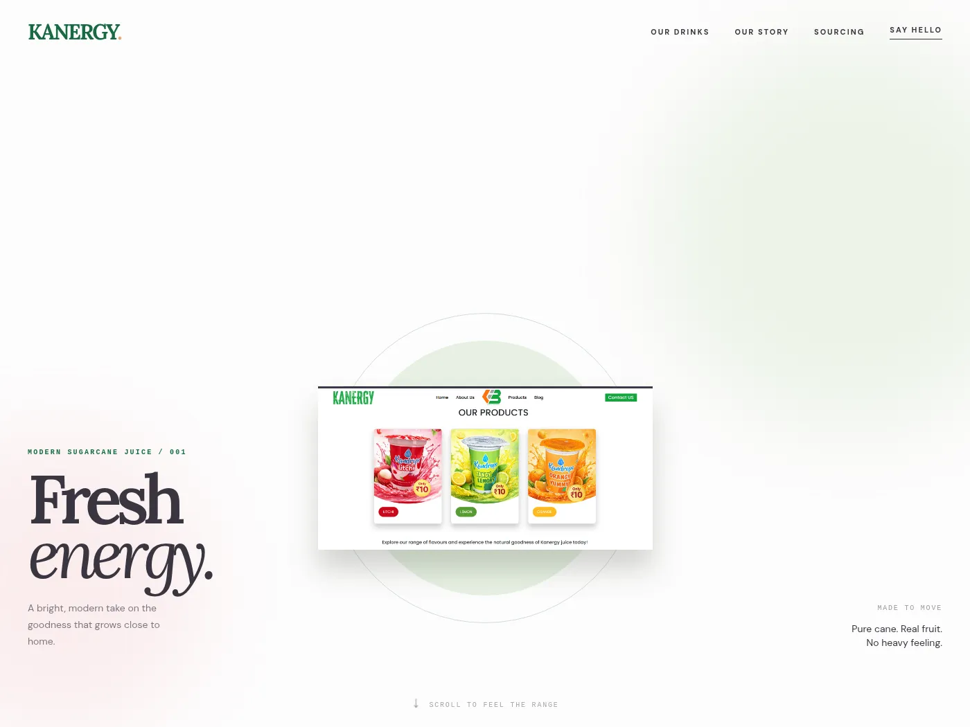 Kanergy Immersive Web Experience