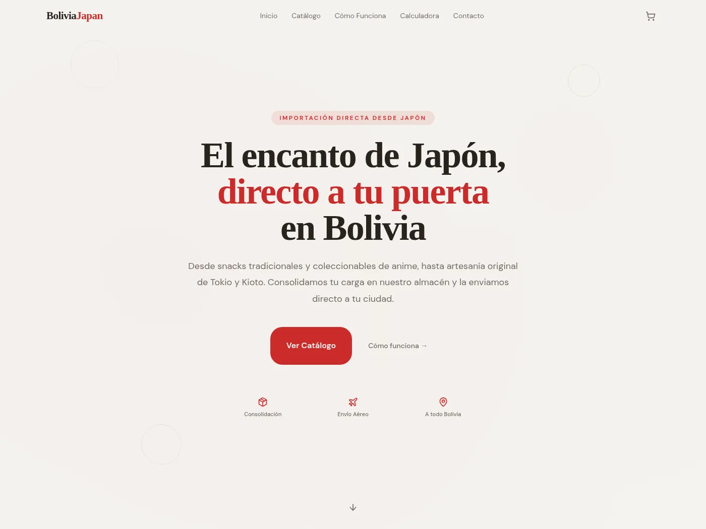 BoliviaJapan Imports Web