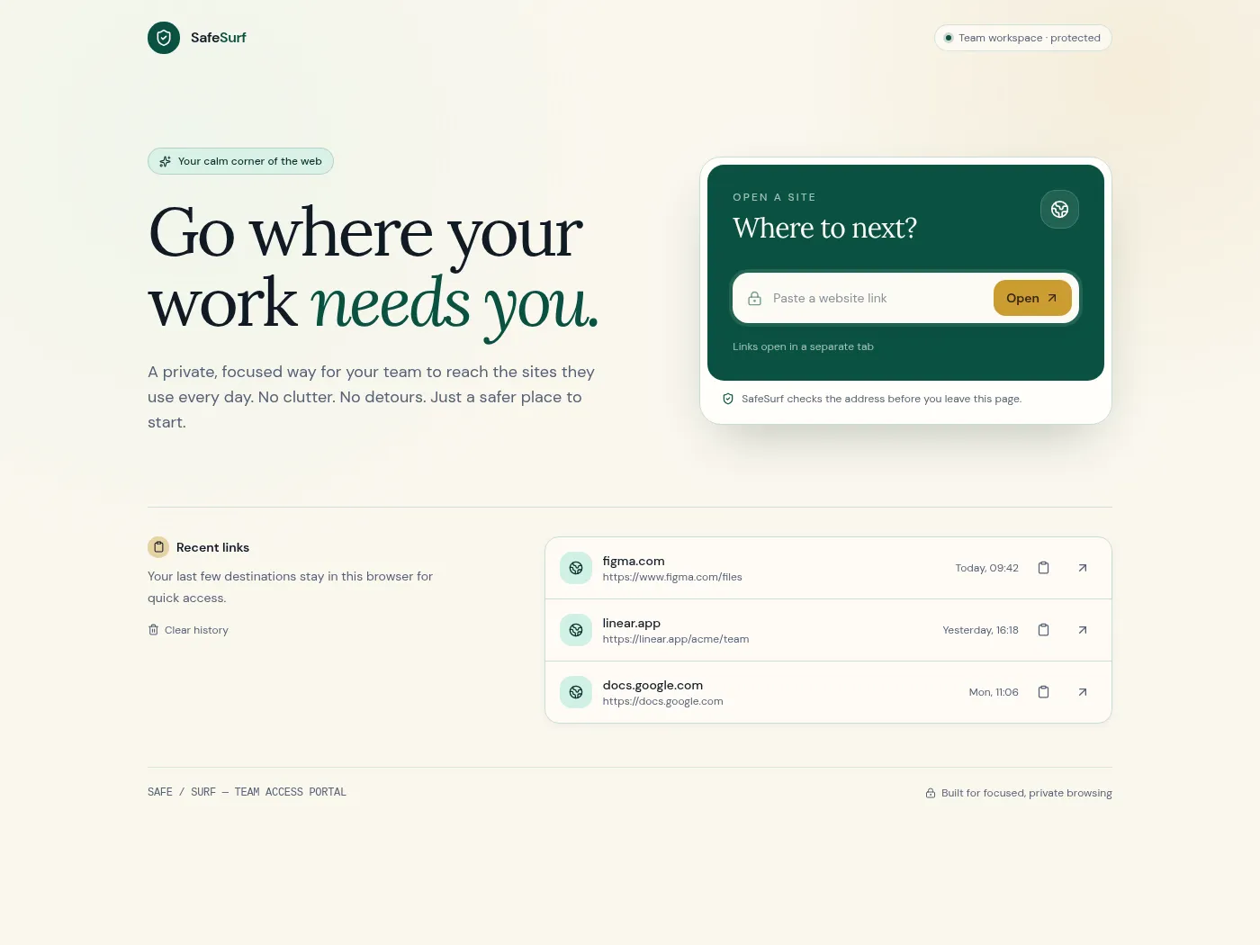 SafeSurf Proxy Portal