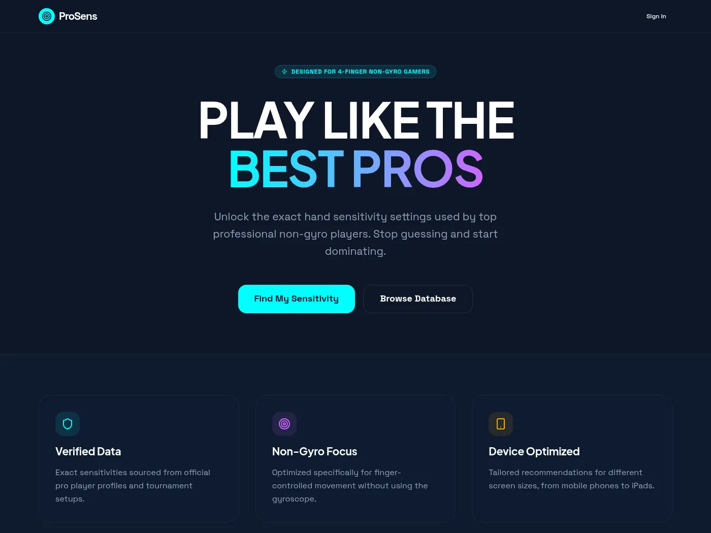 Pro Sensitivity Finder