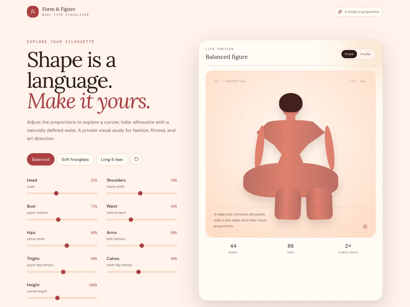 Body Type Visualizer