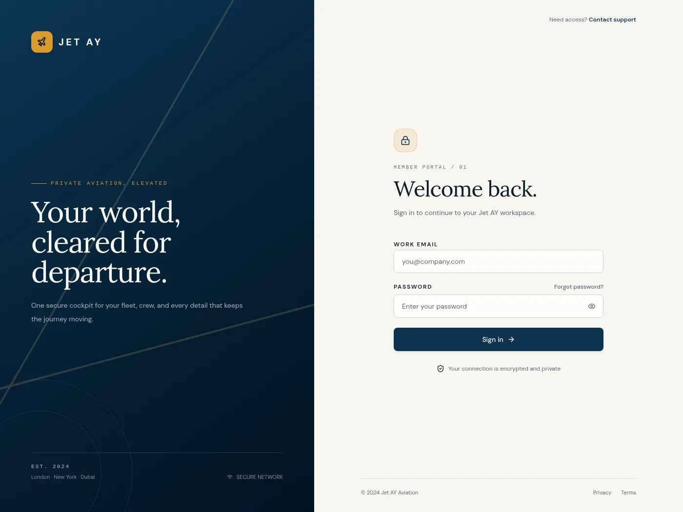 Jet AY Aviation Login