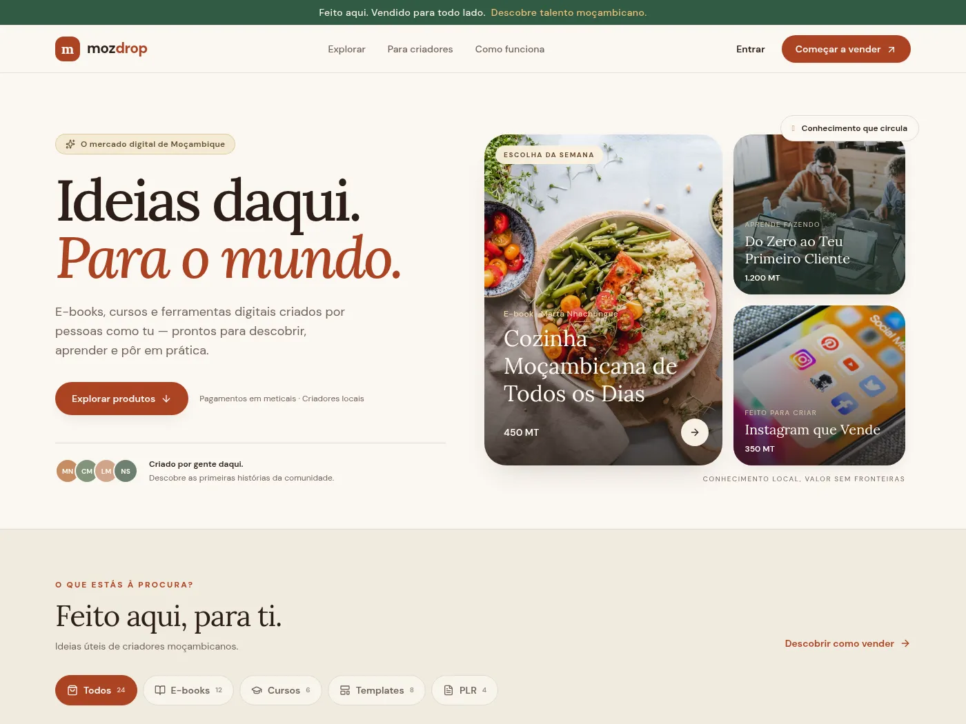 MozDrop Marketplace