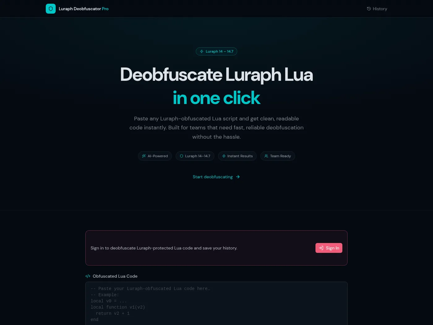 Luraph Deobfuscator Pro