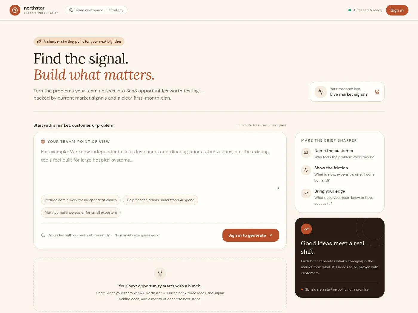 SaaS Idea Generator