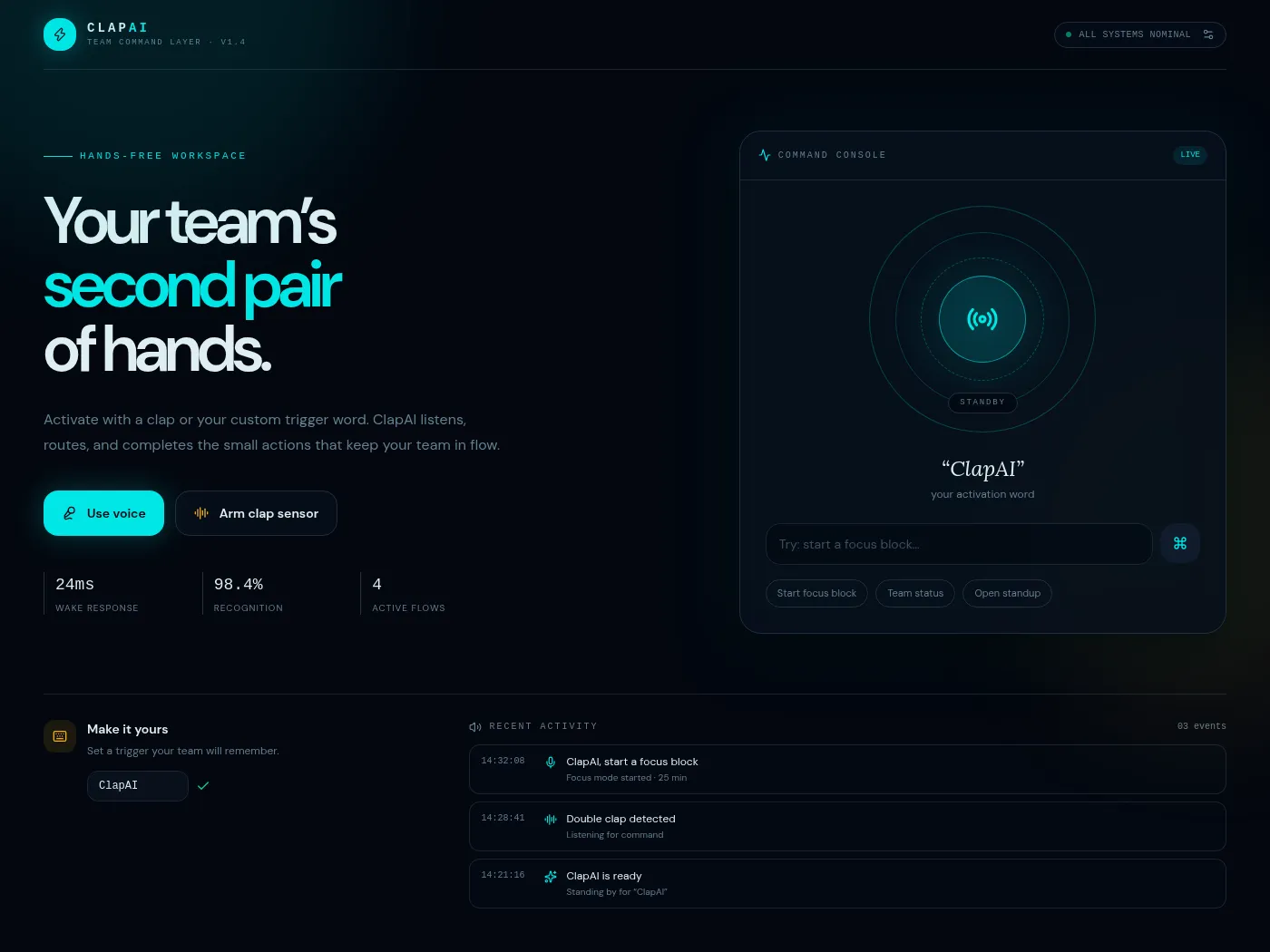 ClapAI Desktop Assistant