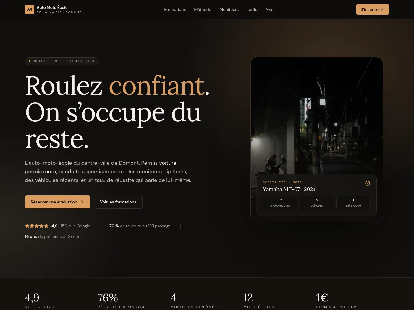 Auto Ecole Showcase