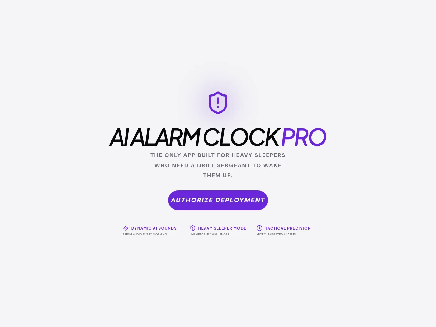 AI Alarm Clock Pro