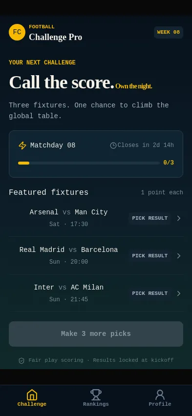 Football Challenge Pro