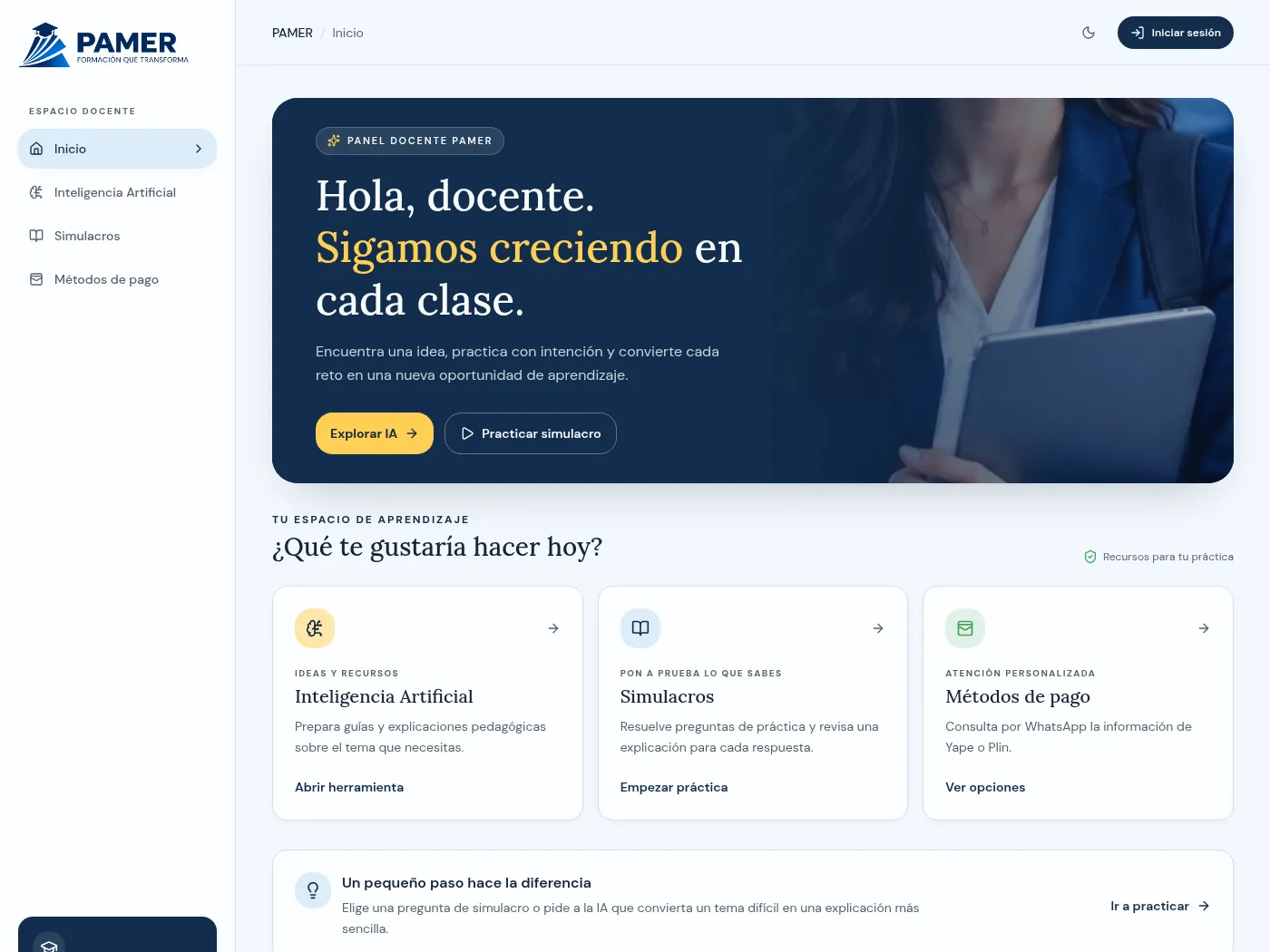 Docente Admin Portal