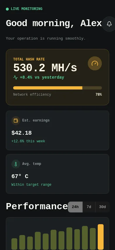 MineMonitor Mobile