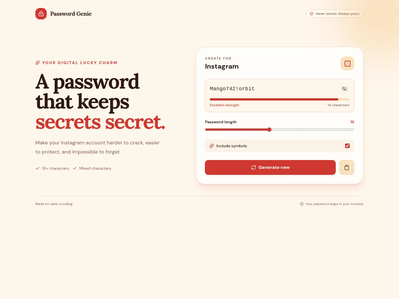 Password Genie