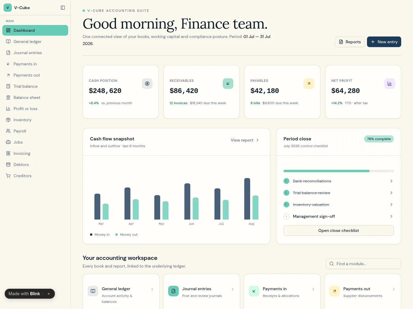 V-Cube Accounting Suite
