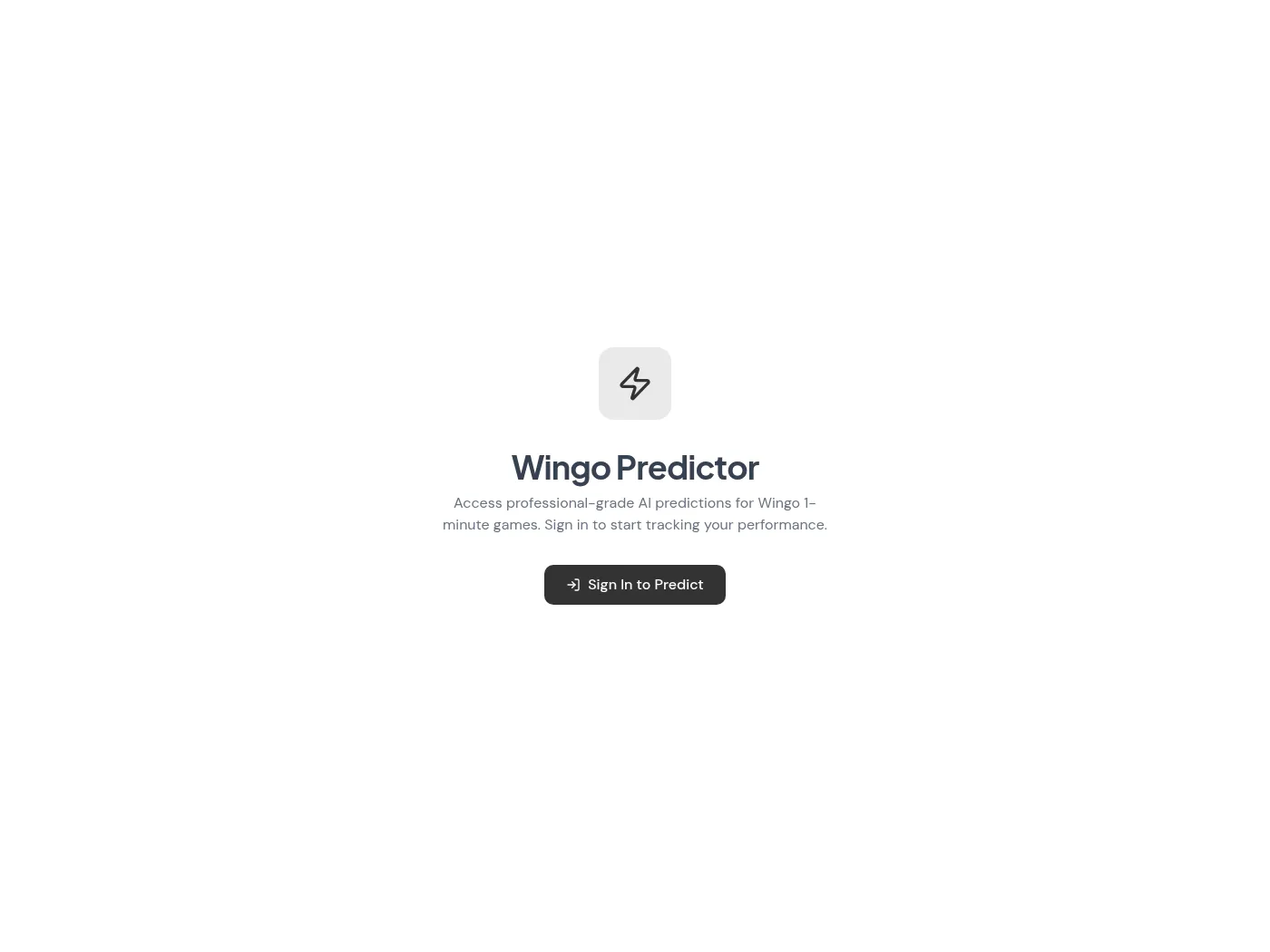 Wingo Predictor