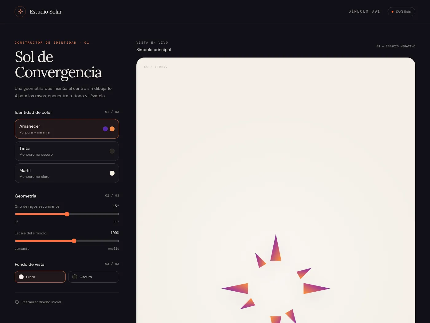 Sol de Convergencia Logo