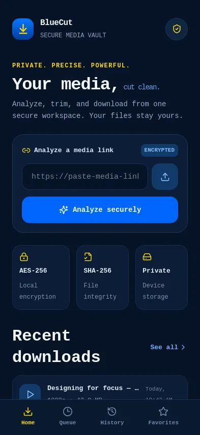 BlueCut Downloader