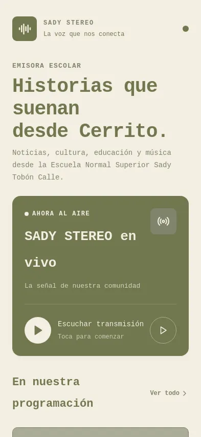 Sady Stereo Radio App