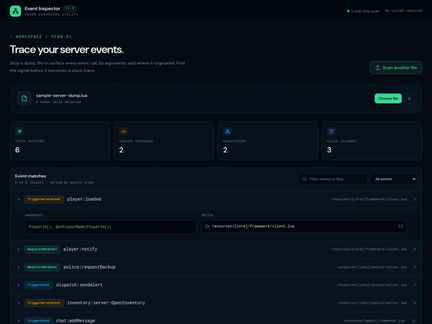 FiveM Event Inspector