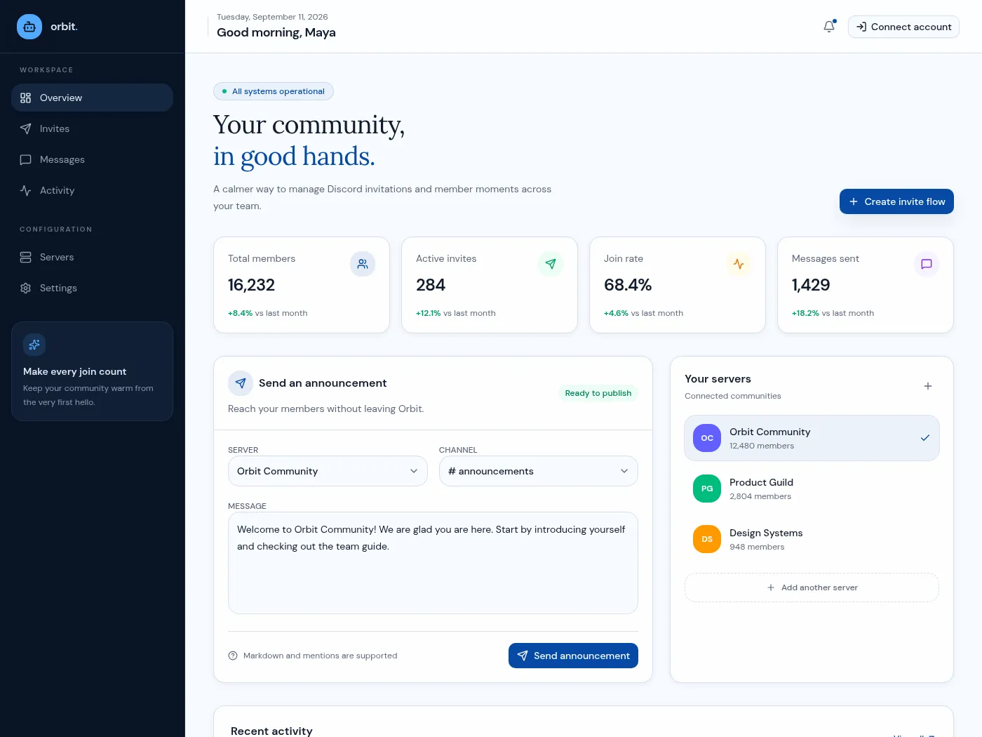 Discord Invite Automation Bot
