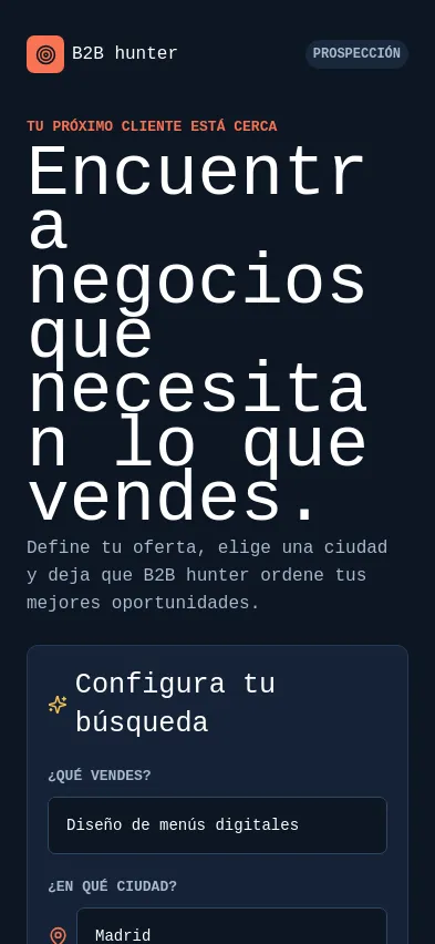 B2B Hunter App