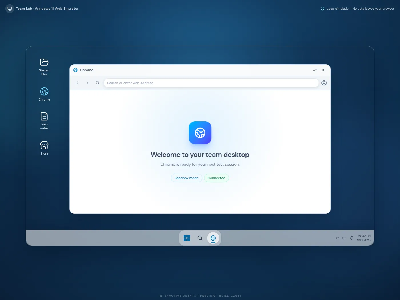 Win11 Web Emulator